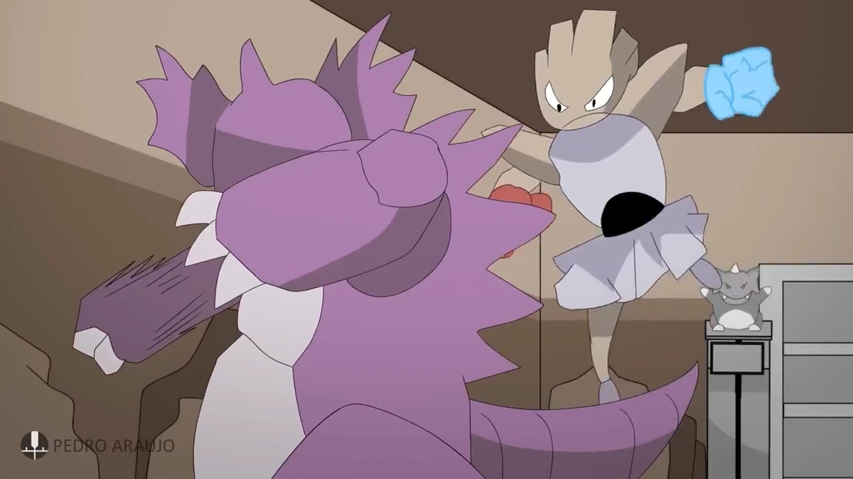Bruno's Hitmonchan | Pokémon Pedro Animation Wiki | Fandom