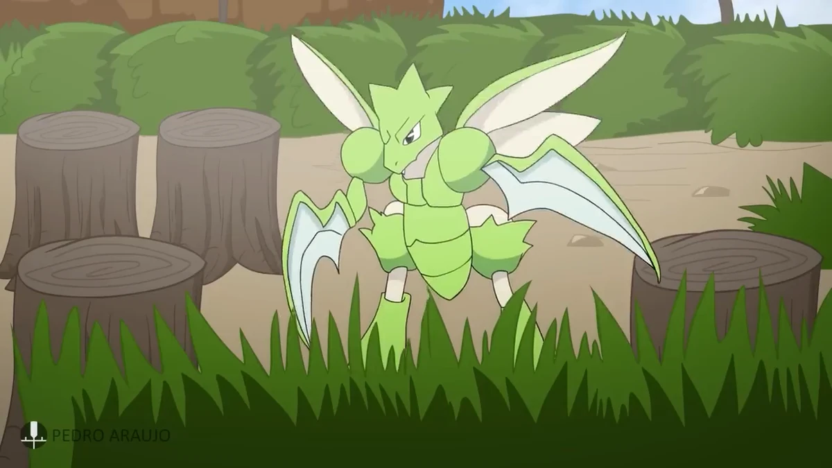 Red's Scyther | Pokémon Pedro Animation Wiki | Fandom