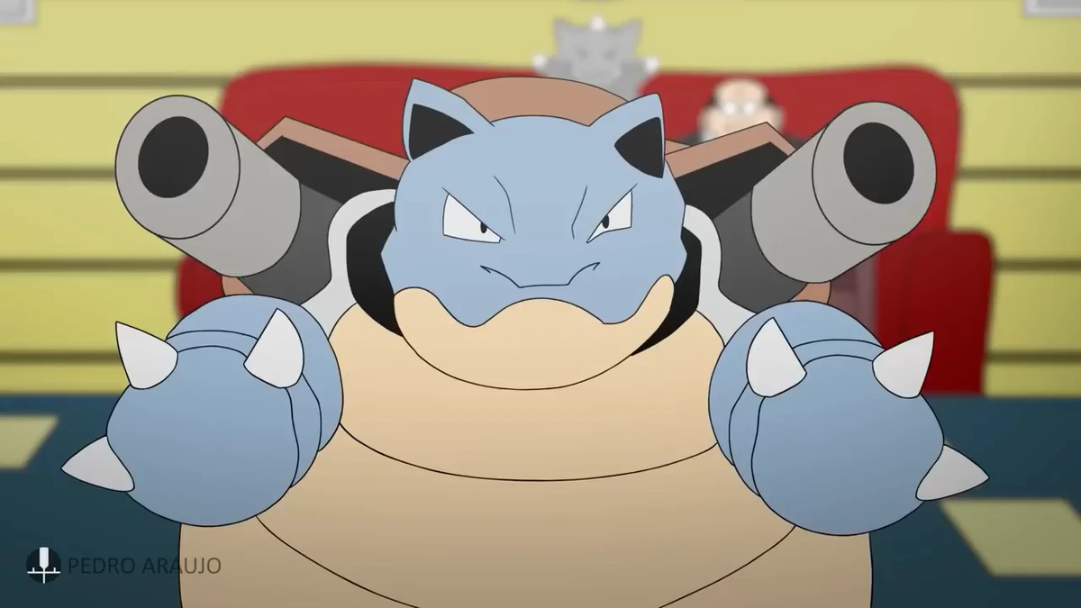 Blue's Blastoise | Pokémon Pedro Animation Wiki | Fandom