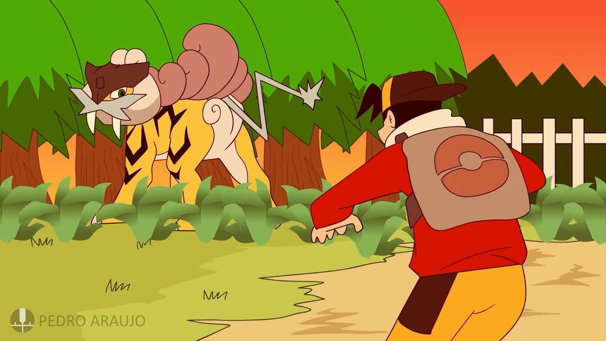 Kris' Raikou | Pokémon Pedro Animation Wiki | Fandom