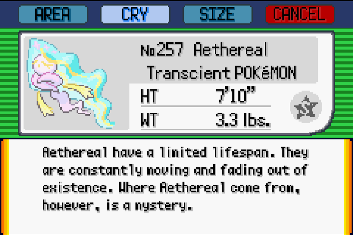 Aethereal | Pokémon Pisces Wiki | Fandom