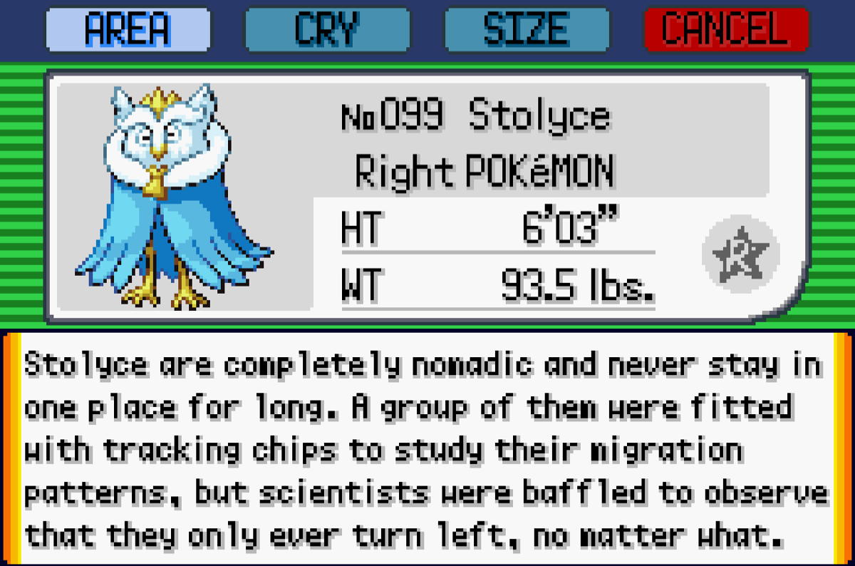 Stolyce | Pokémon Pisces Wiki | Fandom