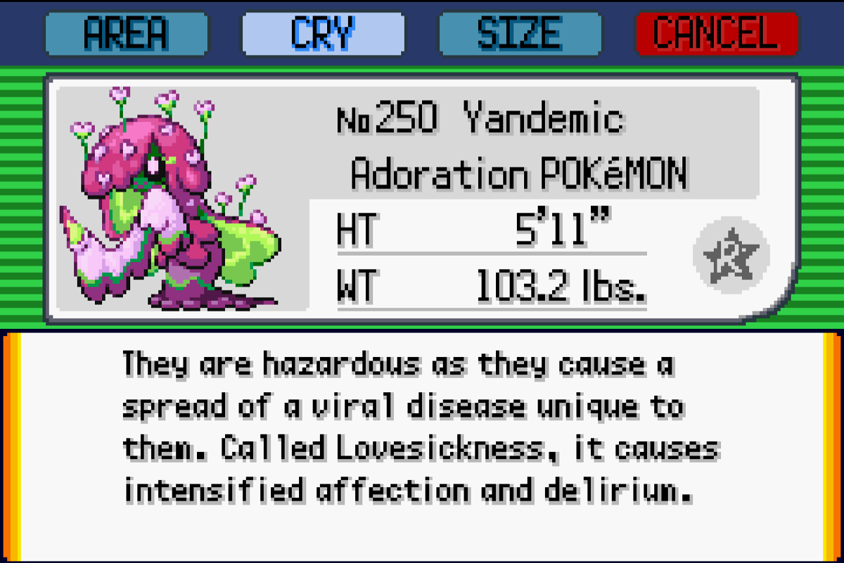 Yandemic | Pokémon Pisces Wiki | Fandom