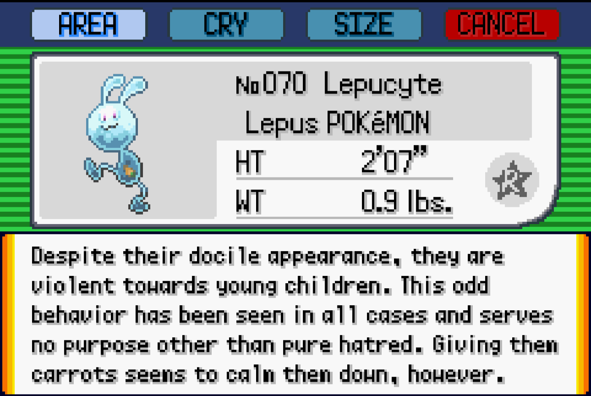 Lepucyte | Pokémon Pisces Wiki | Fandom