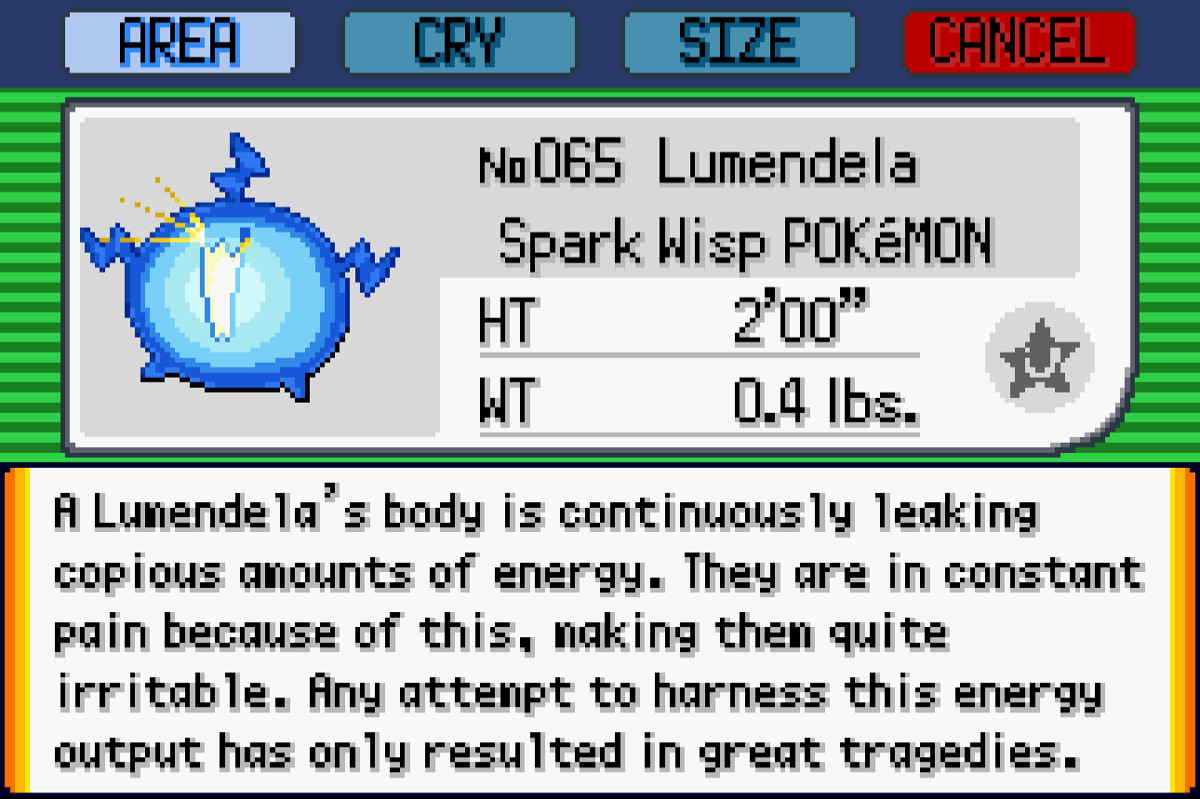Lumendela | Pokémon Pisces Wiki | Fandom