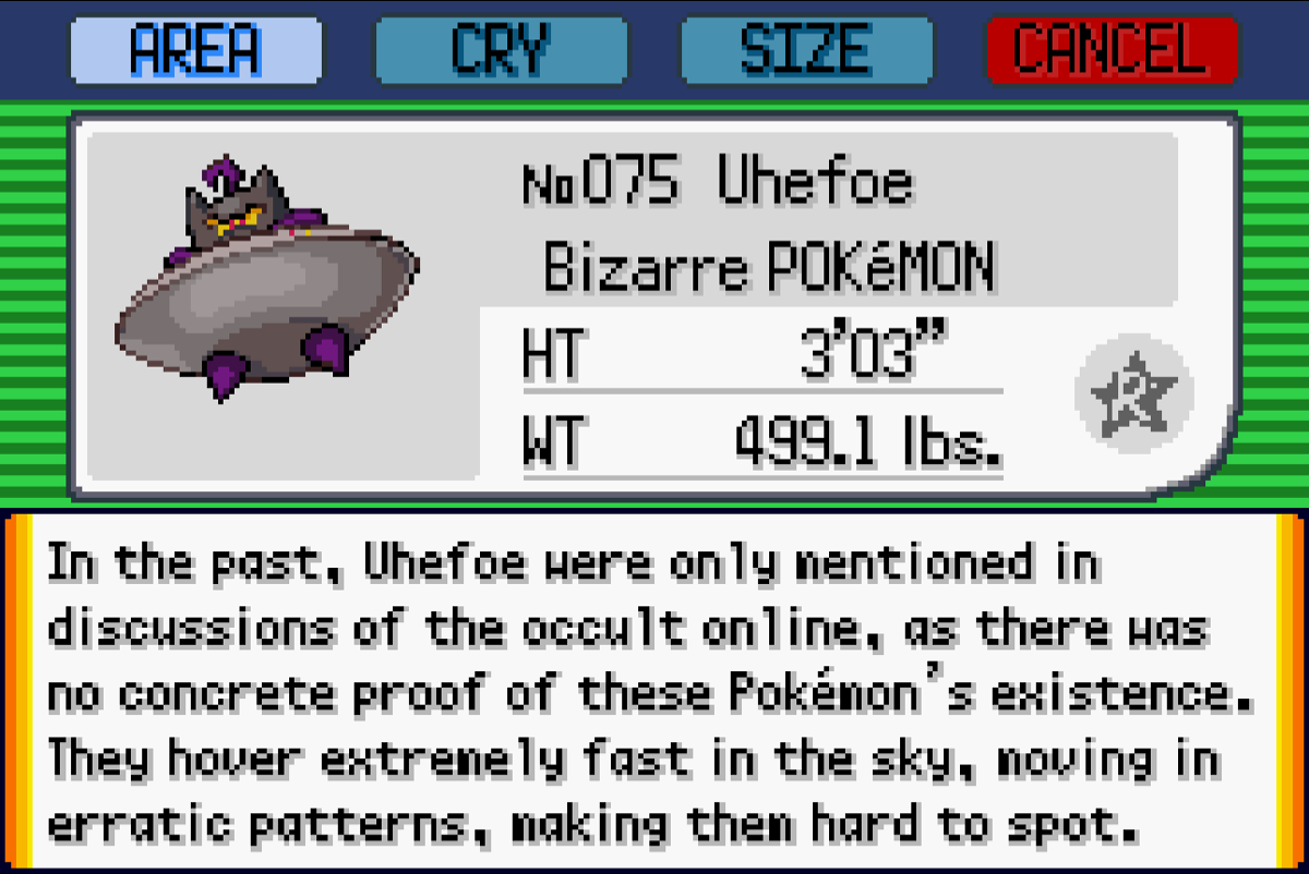 Uhefoe | Pokémon Pisces Wiki | Fandom