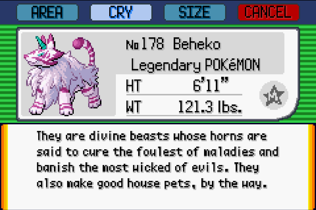 Beheko | Pokémon Pisces Wiki | Fandom