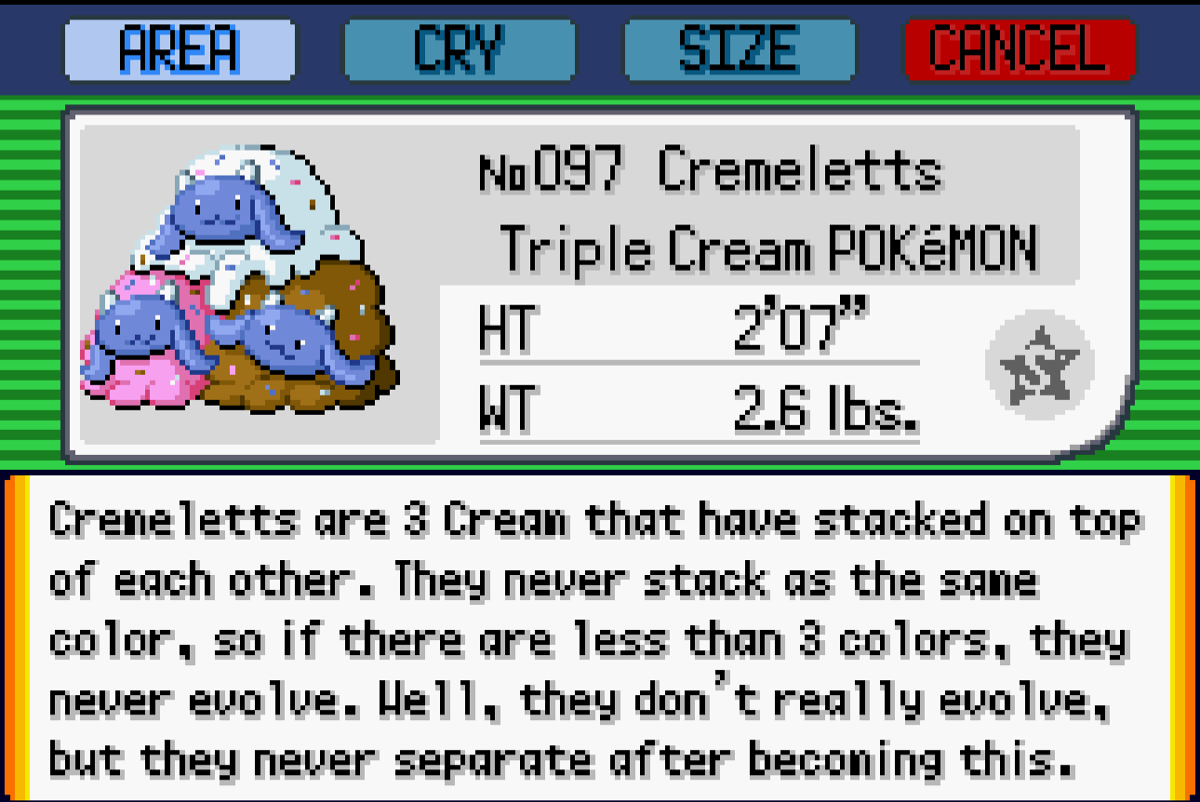 Cremeletts | Pokémon Pisces Wiki | Fandom