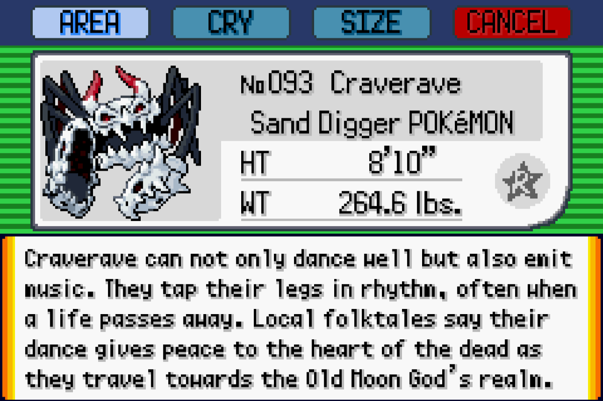 Craverave | Pokémon Pisces Wiki | Fandom