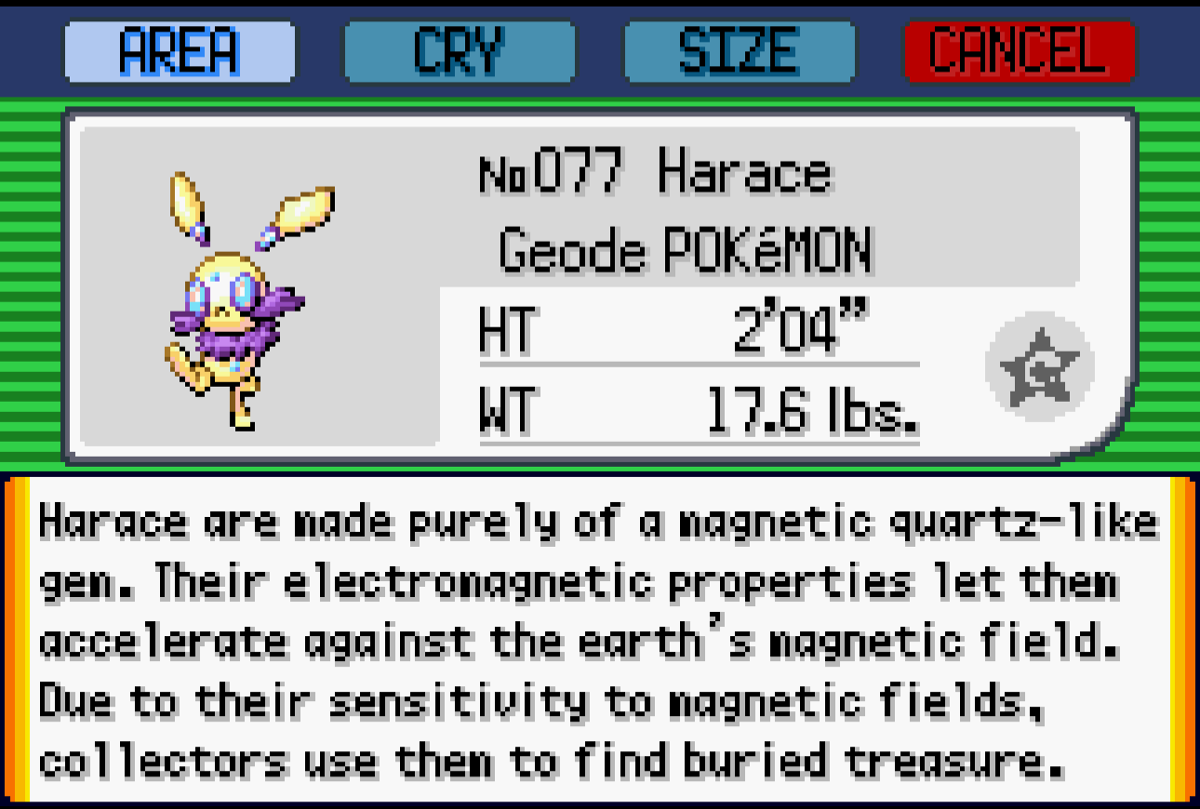 Harace | Pokémon Pisces Wiki | Fandom