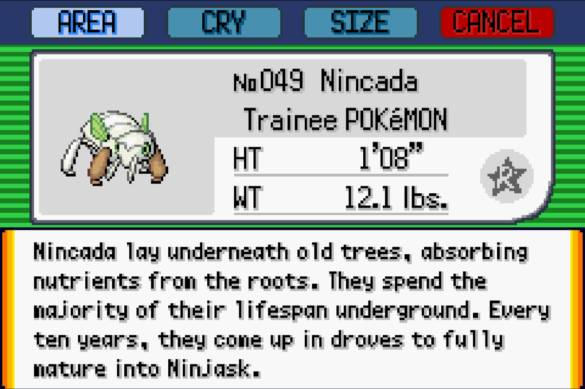 Nincada | Pokémon Pisces Wiki | Fandom