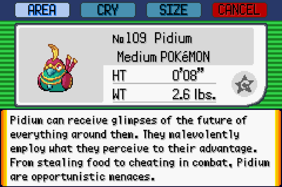 Pidium | Pokémon Pisces Wiki | Fandom