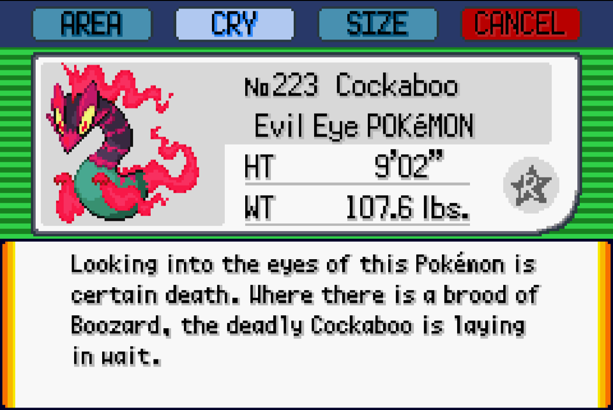 Cockaboo | Pokémon Pisces Wiki | Fandom