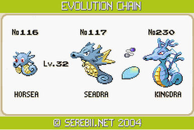 Pokemon Horsea Evolution Chart