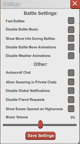General settings | Pokemon Planet Wikia | Fandom