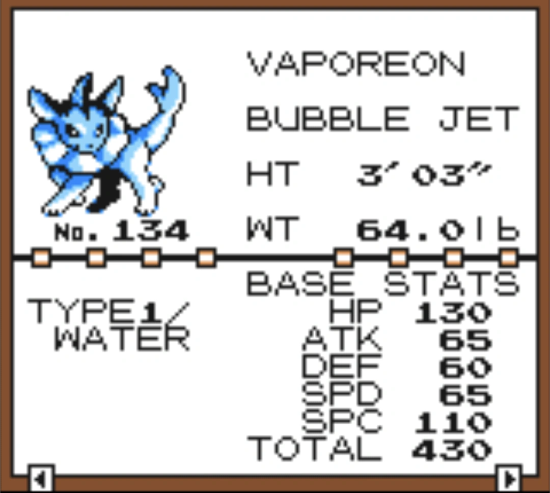 Vaporeon | Pokemon Pure Red Wiki | Fandom