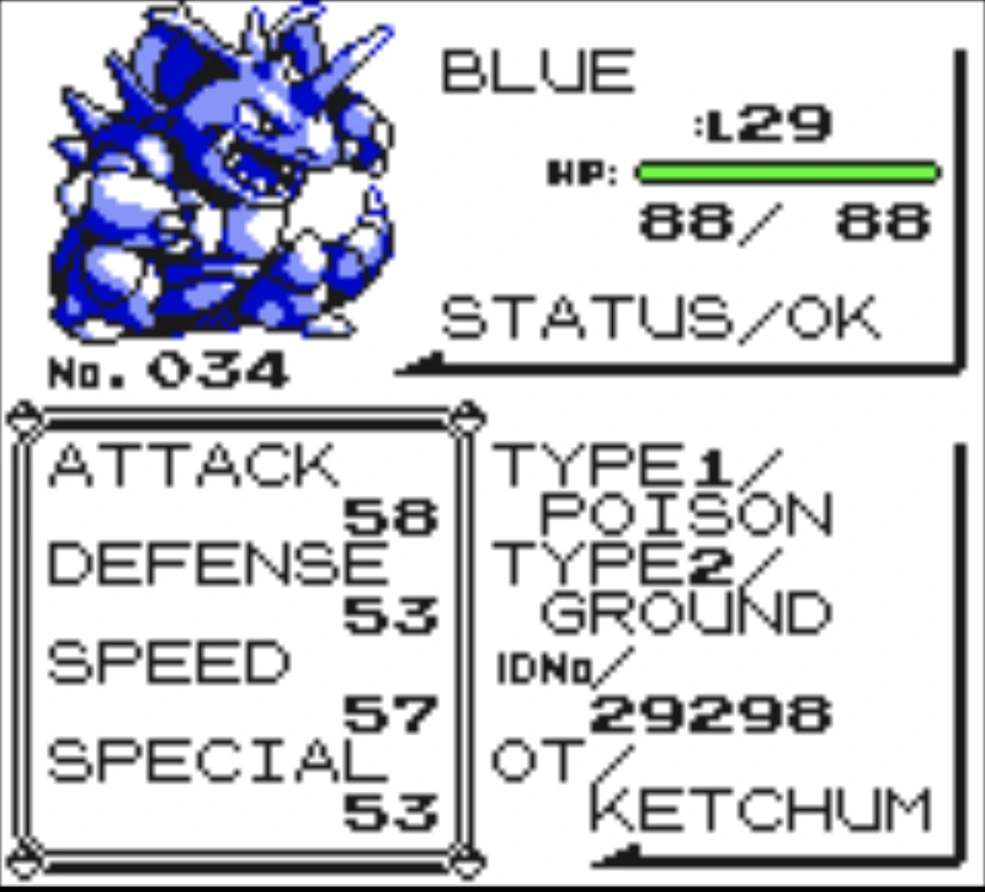 pokemon coloring pages nidoking move