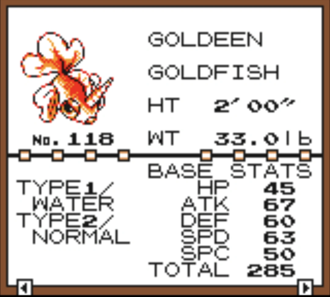 Goldeen | Pokemon Pure Red Wiki | Fandom