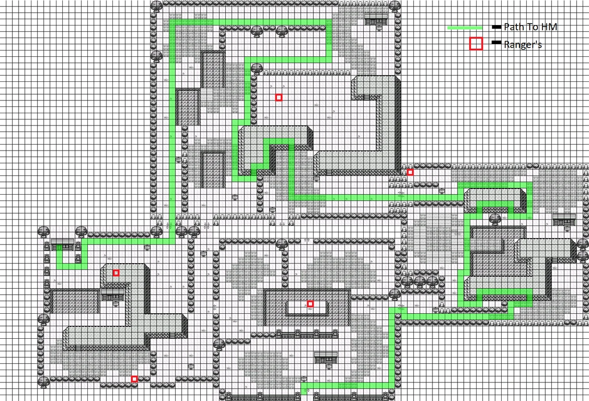 Safari Zone Ranger Locations | Pokemon Pure Red Wiki | Fandom