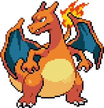 Mega Charizard X Sprite