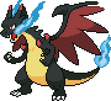 Mega Charizard X Sprite