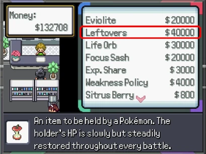 Leftovers | Pokemon Reborn Wikia | Fandom