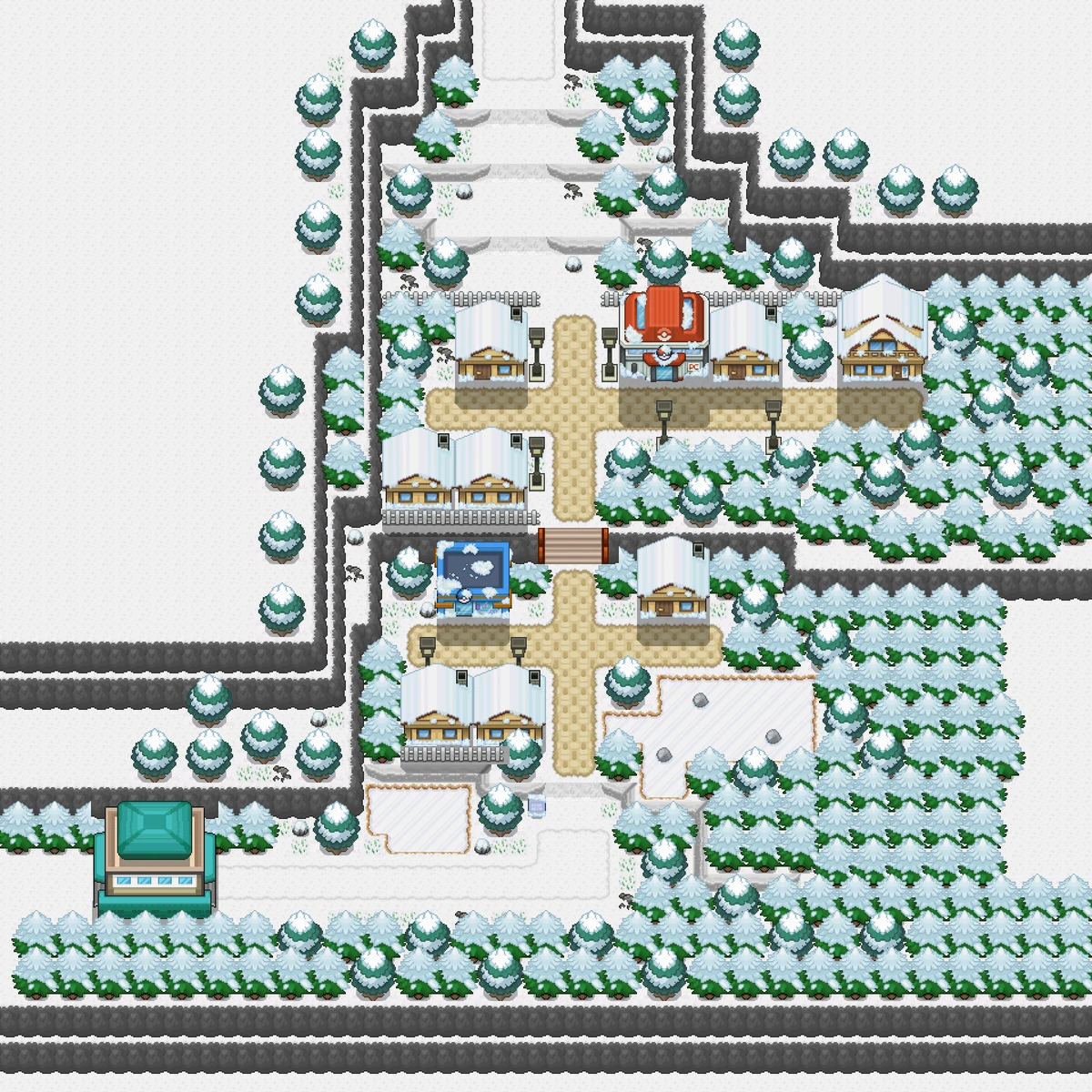 Snowbank Town | Pokémon Uranium Wiki | Fandom