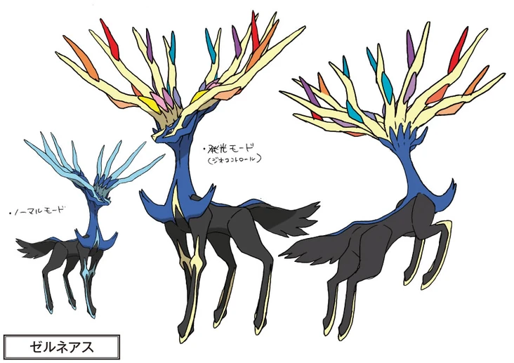 Sprite Xerneas Lonracha Fandemonium — Xerneas Pixel Art
