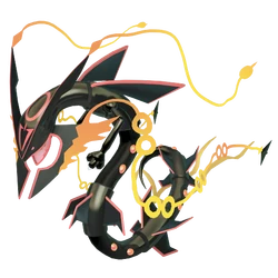 rayquaza mega evolution drawing