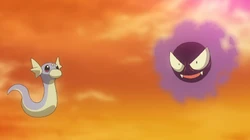 does ash catch a ghost pokemon