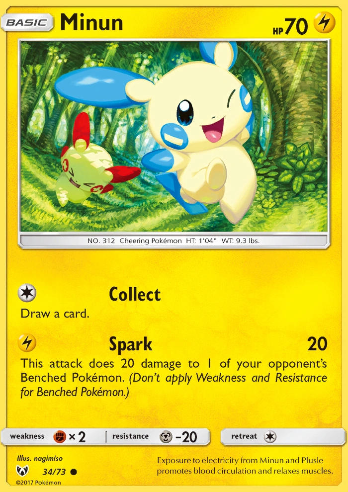 Minun (Shining Legends) | Pokémon Wiki | Fandom