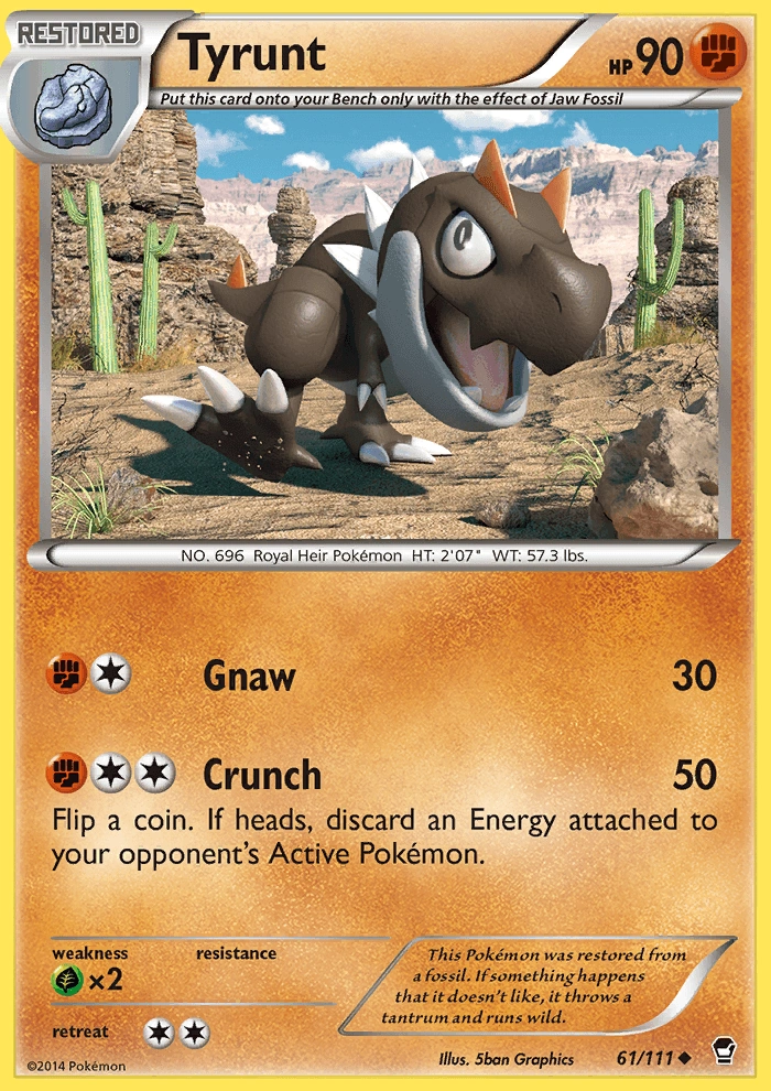 Tyrunt (Furious Fists) | Pokémon Wiki | Fandom