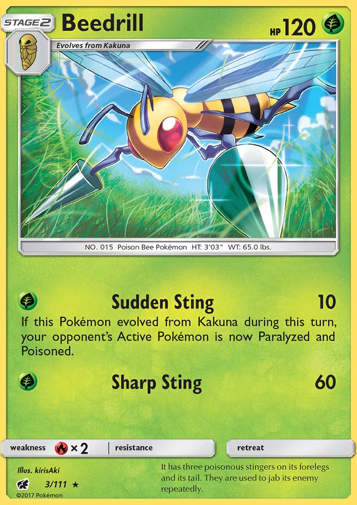 Beedrill (Crimson Invasion) | Pokémon Wiki | Fandom