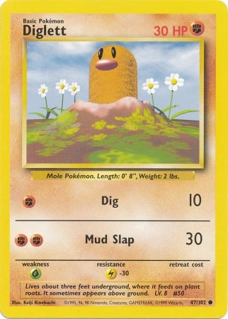 Diglett (Base Set) | Pokémon Wiki | Fandom