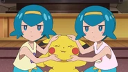 Harper and Sarah (anime) | Pokémon Wiki | Fandom