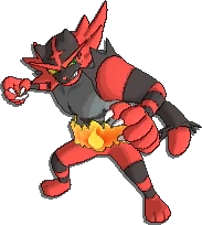 Legendary Fire Cat Pokemon