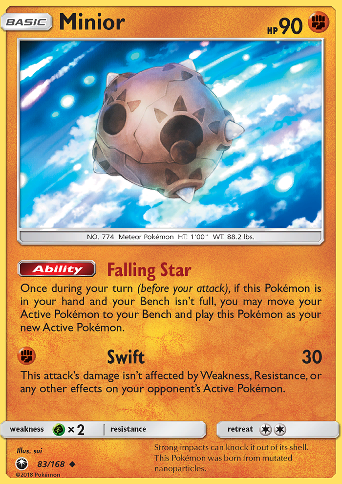 Minior Celestial Storm Pokémon Wiki Fandom