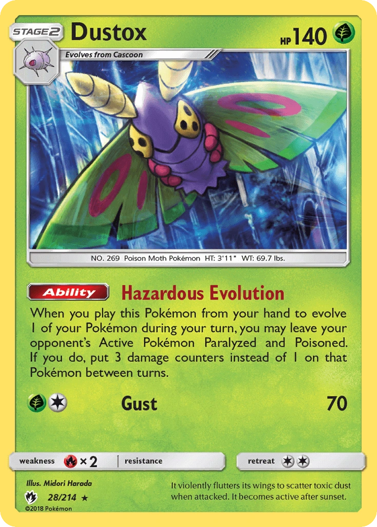 Dustox (Lost Thunder) | Pokémon Wiki | Fandom