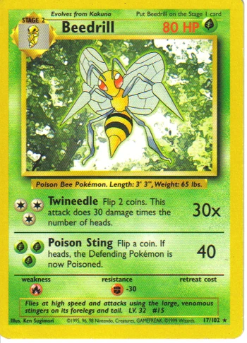 Beedrill (Base Set) | Pokémon Wiki | Fandom