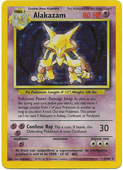 Alakazam (Base Set) | Pokémon Wiki | Fandom