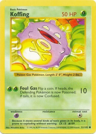 Koffing (Base Set) | Pokémon Wiki | Fandom