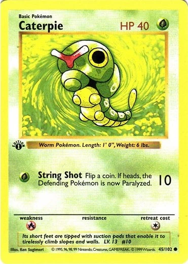 Caterpie (Base Set) | Pokémon Wiki | Fandom