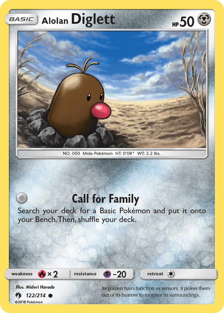 Alolan Diglett (Lost Thunder) | Pokémon Wiki | Fandom