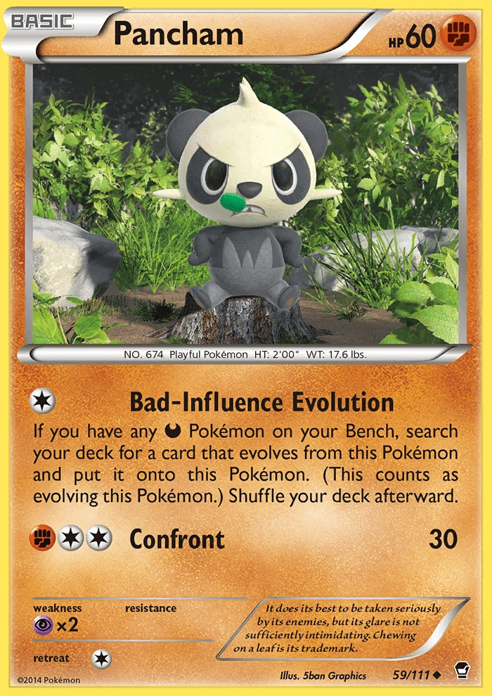 Pancham (Furious Fists 59) | Pokémon Wiki | Fandom