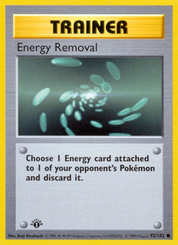 Energy Removal (Base Set) | Pokémon Wiki | Fandom
