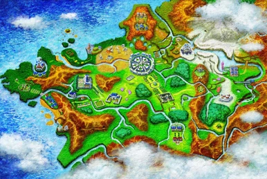 Sinnoh Region Map Labeled