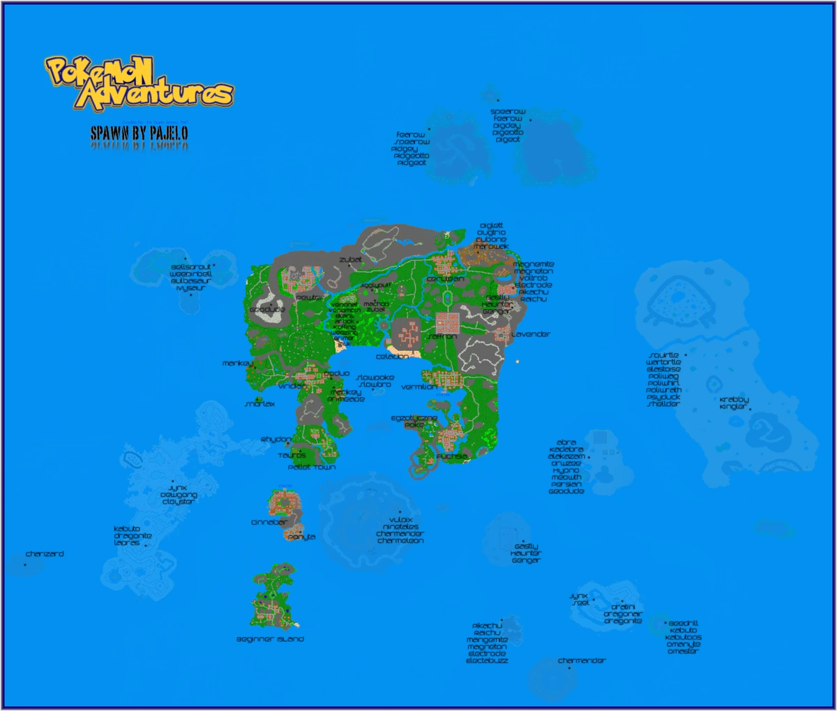 Mapas | Wiki Pokemon Adventures Online | Fandom