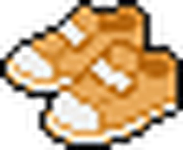 running shoe pixel art