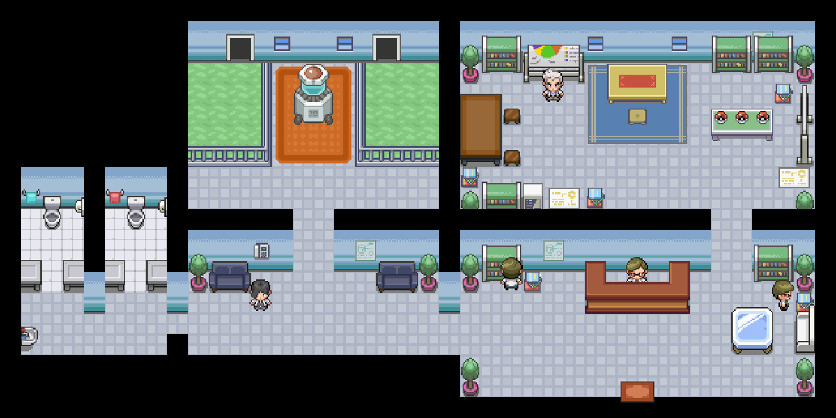 Professor Oak's Laboratory | Pokémon Crimson Dusk & Cobalt Dawn Wiki ...