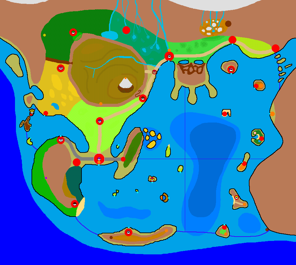 Map of Egelas | Pokémon Earth & Sky Wiki | Fandom